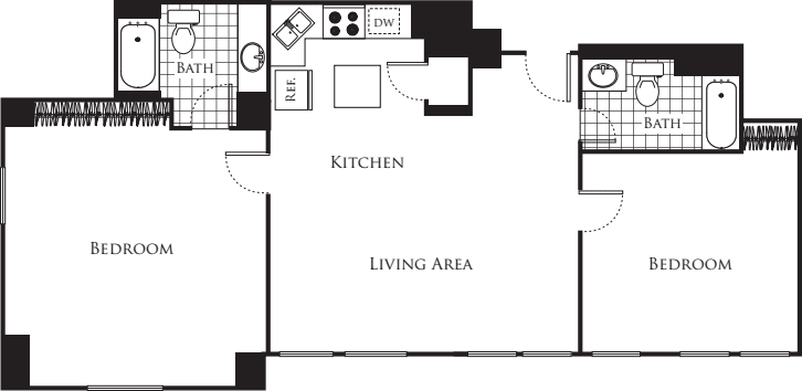 Milano Lofts Apartments - Financial District, Los Angeles - 609 S ...